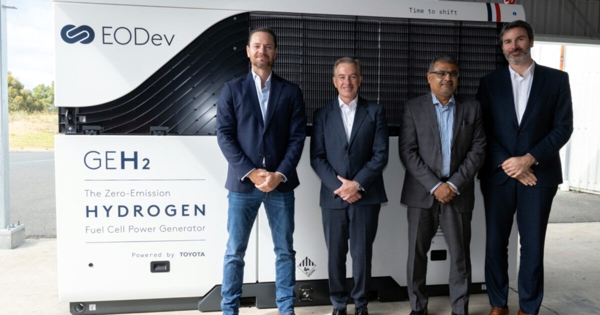 Australia celebrates the first locally-assembled EODev GEH2®